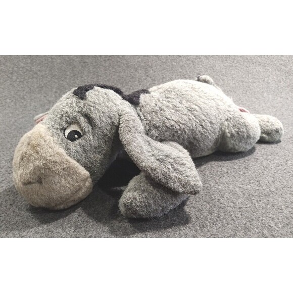 Disney Toys Walt Disney Eeyore Laying Down 4 Plush Detachable Tail